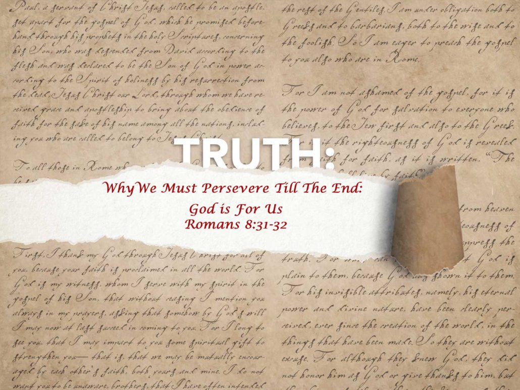 Romans 8:31 God is for you - Living Hope Bible Church
