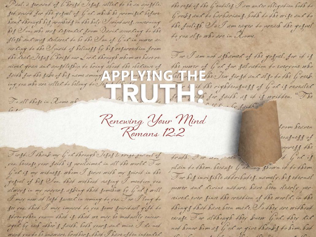 Romans 12:2 The Renewing Of Your Mind - Living Hope Bible Church