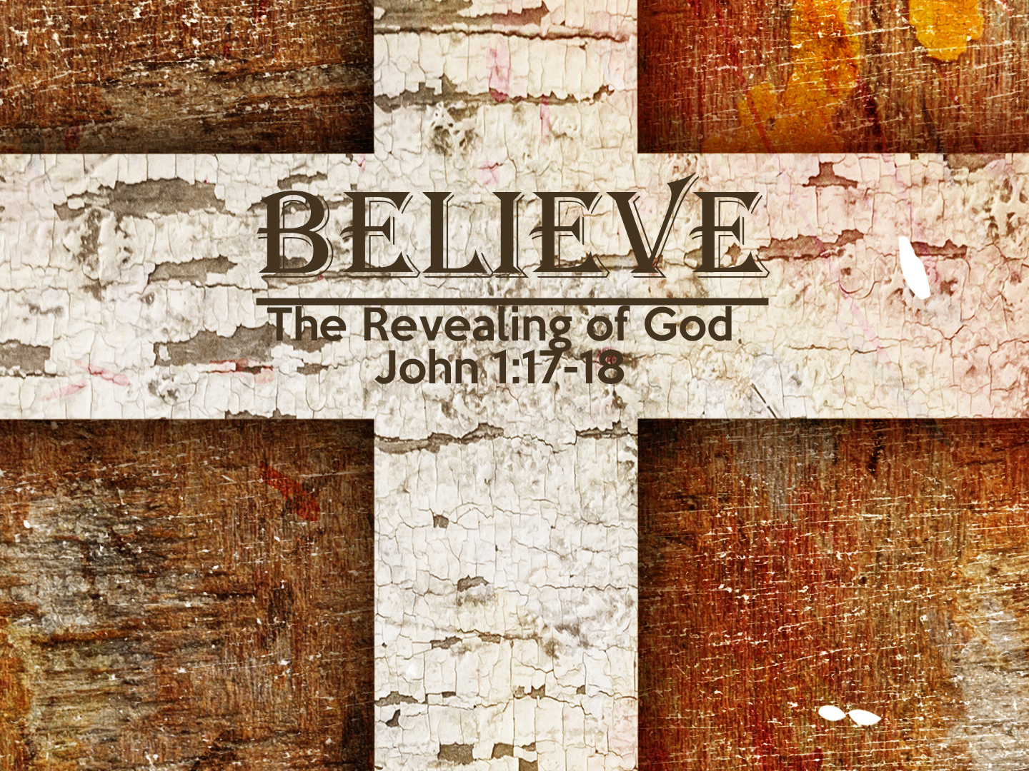 John 1v17 18 The Revealing Of God