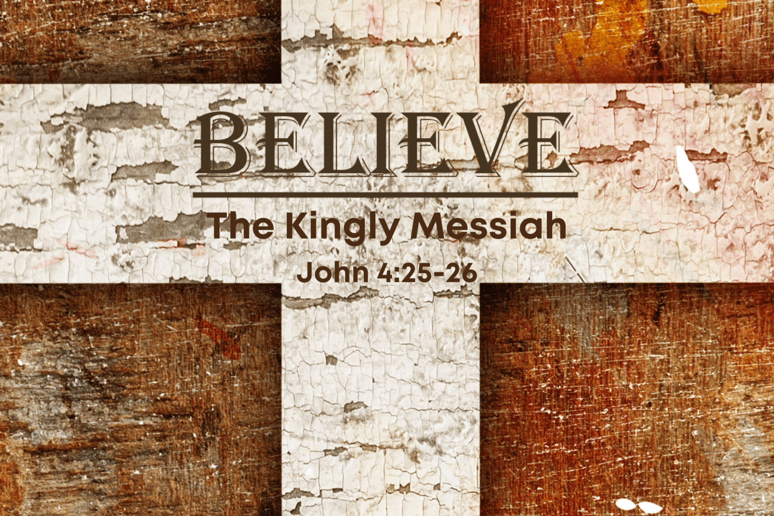 John 4v26 The Kingly Messiah - Living Hope Bible Church