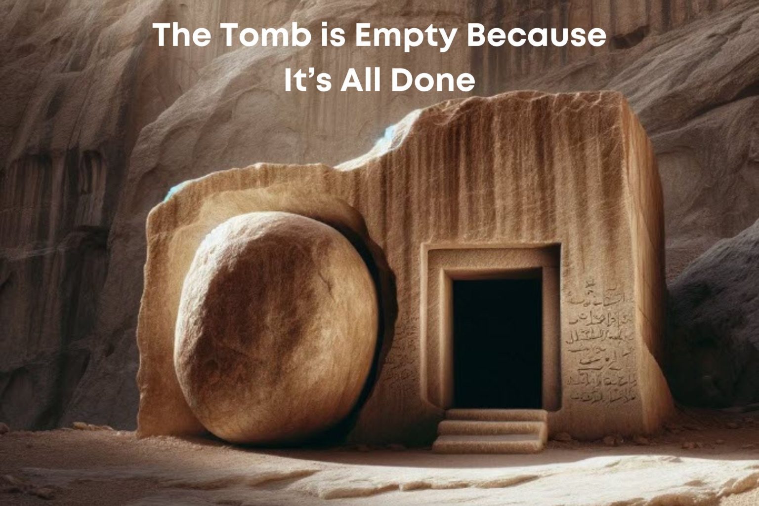 The Tomb Is Empty Because It Has All Been Done - Living Hope Bible Church